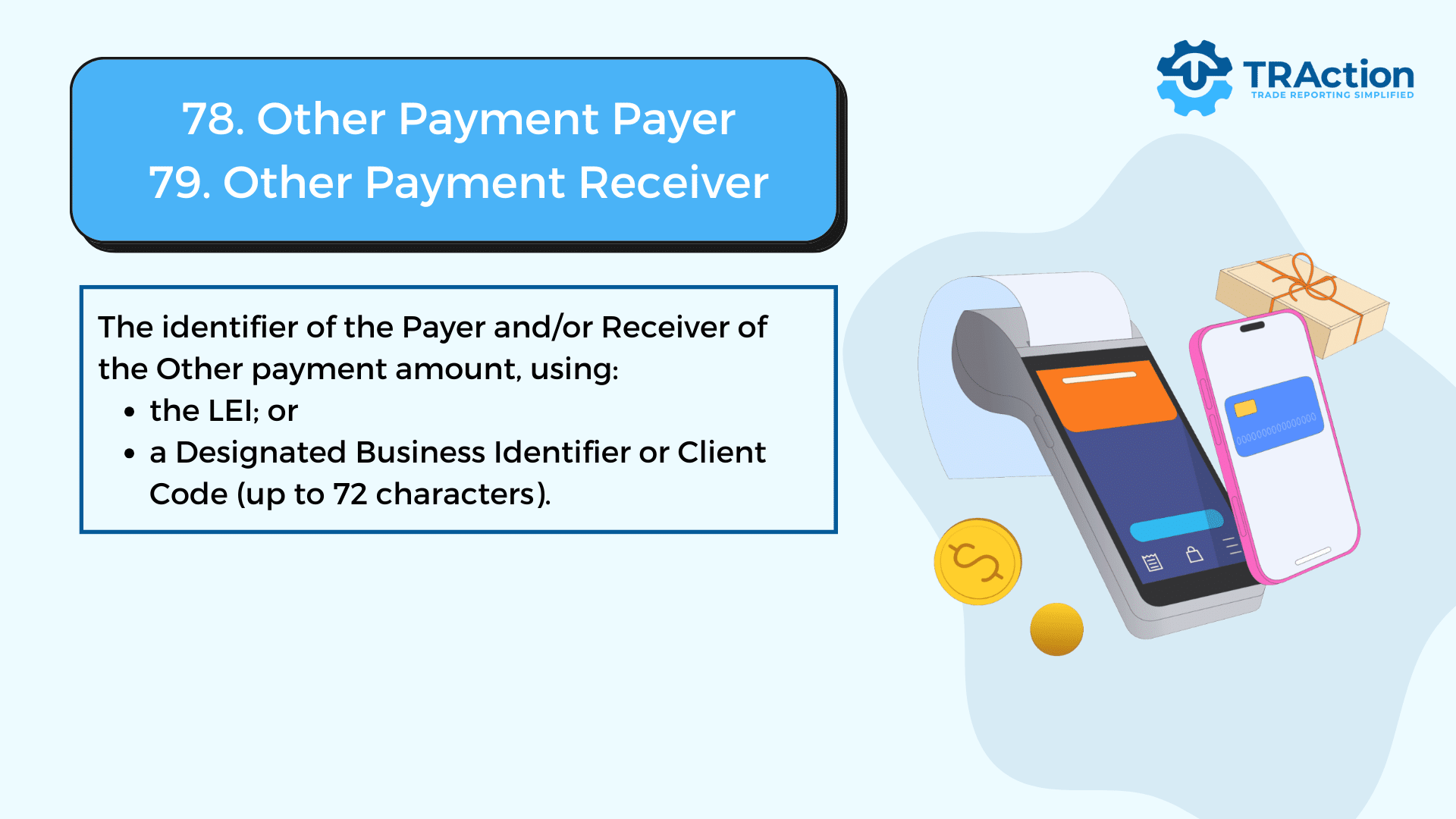 Other Payment Payer & Other Payment Receiver - ASIC | TRAction