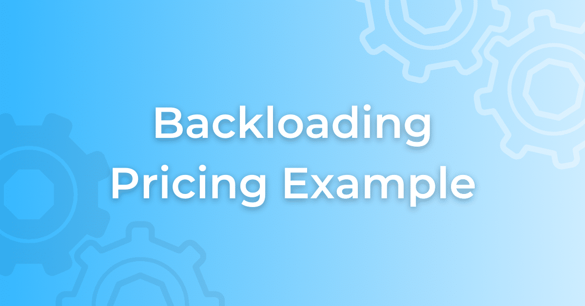 Backloading Services Pricing | TRAction