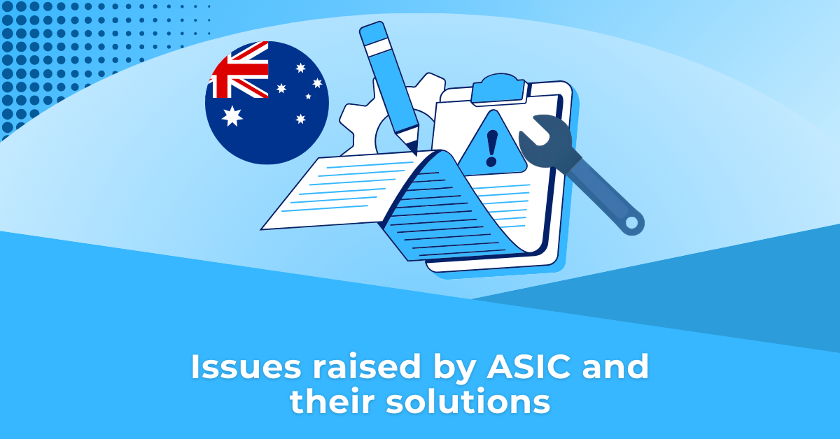 Issues raised by ASIC and their solutions | TRAction