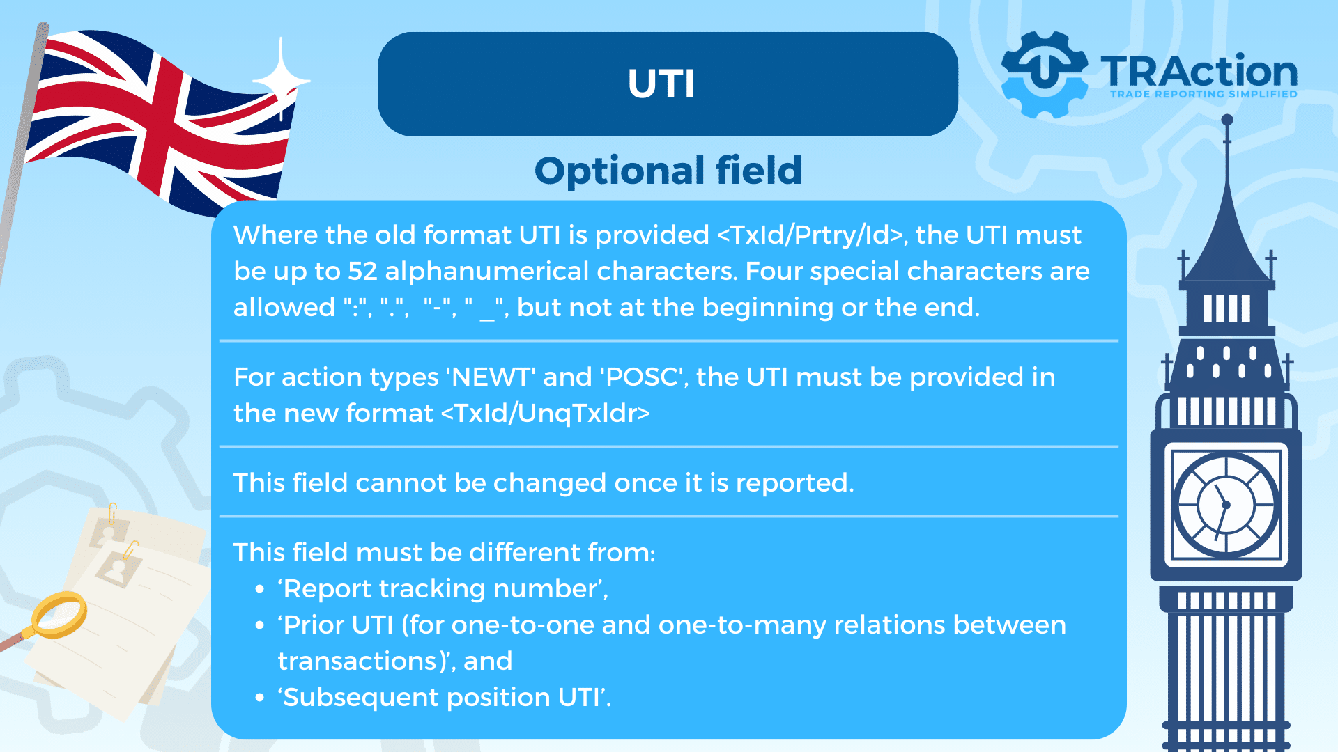 UTI - UK EMIR | TRAction